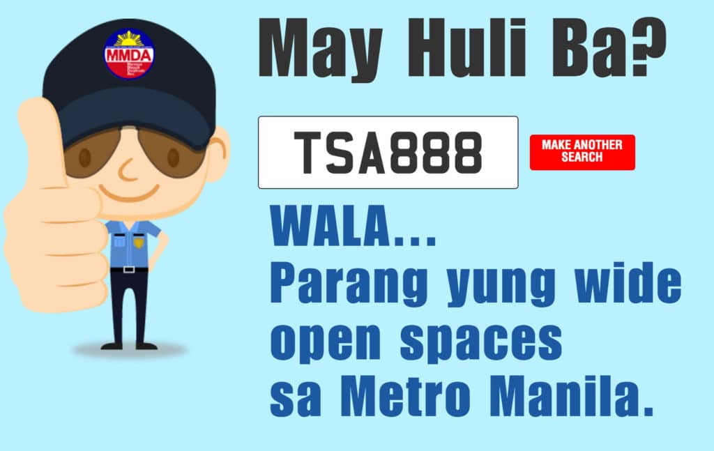 MMDA launches search tool for traffic violations