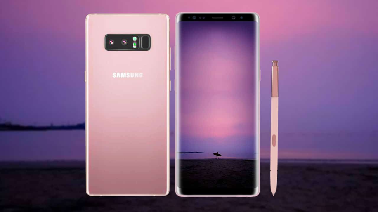 Samsung Galaxy Note 8 comes in Star Pink! - GadgetMatch