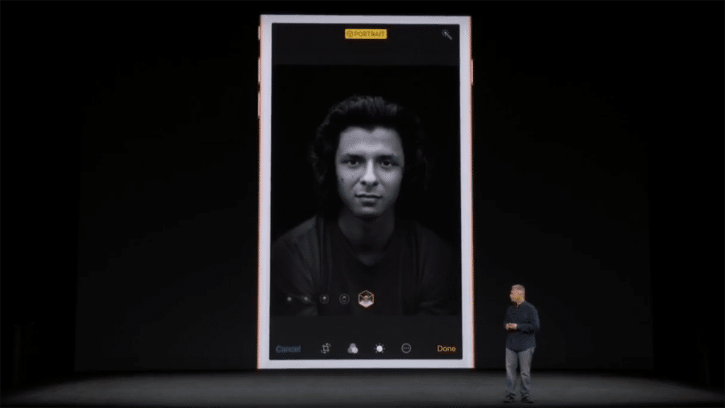 Apple's Portrait Lighting function allows for pro studio effects ...