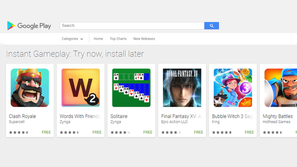 Google Play Instant allows you to try games before you download ...