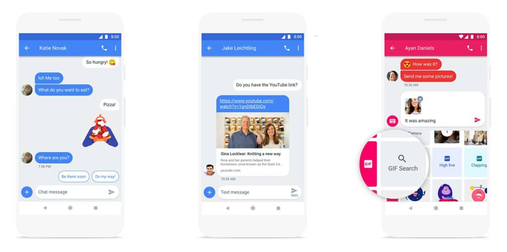 Android Messages web client goes live and gets new features - GadgetMatch