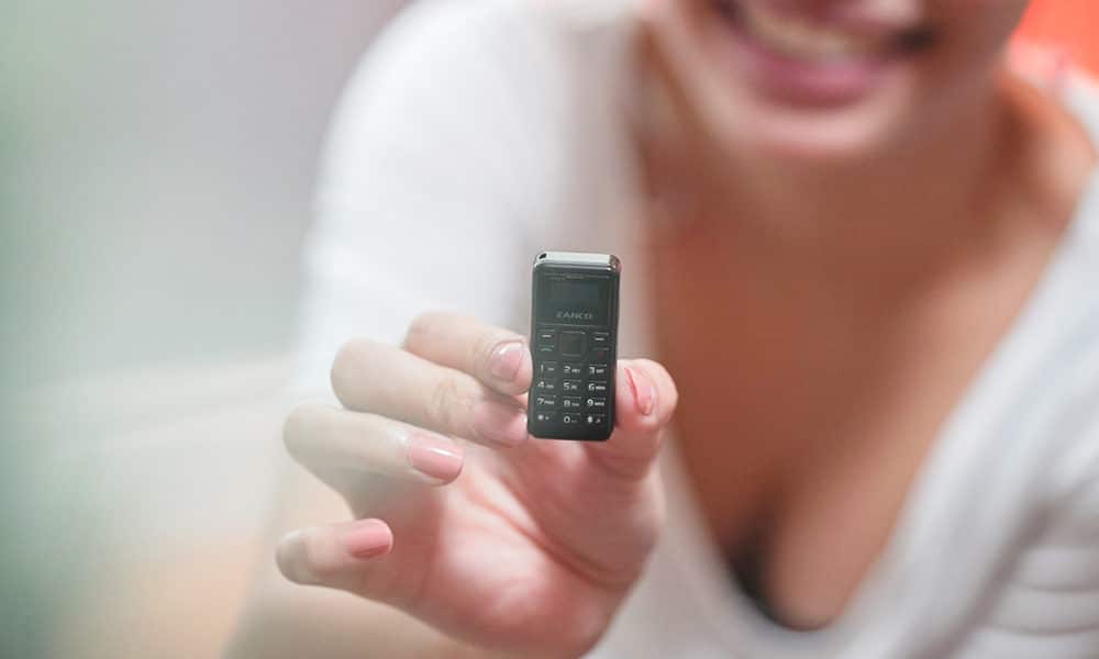 The Zanco Tiny T1 is a phone that will fit inside any tiny purse ...