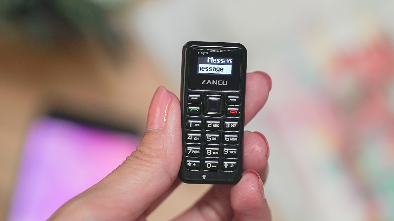 The Zanco Tiny T1 is a phone that will fit inside any tiny purse ...