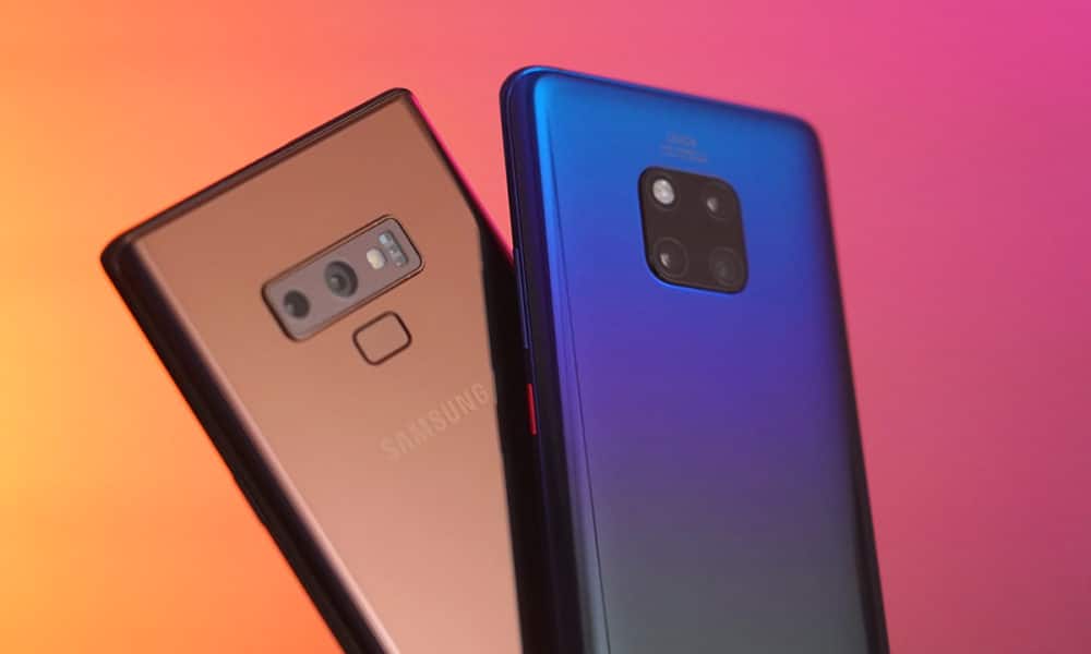 Huawei Mate 20 Pro vs Samsung Galaxy Note 9: Better big phone ...