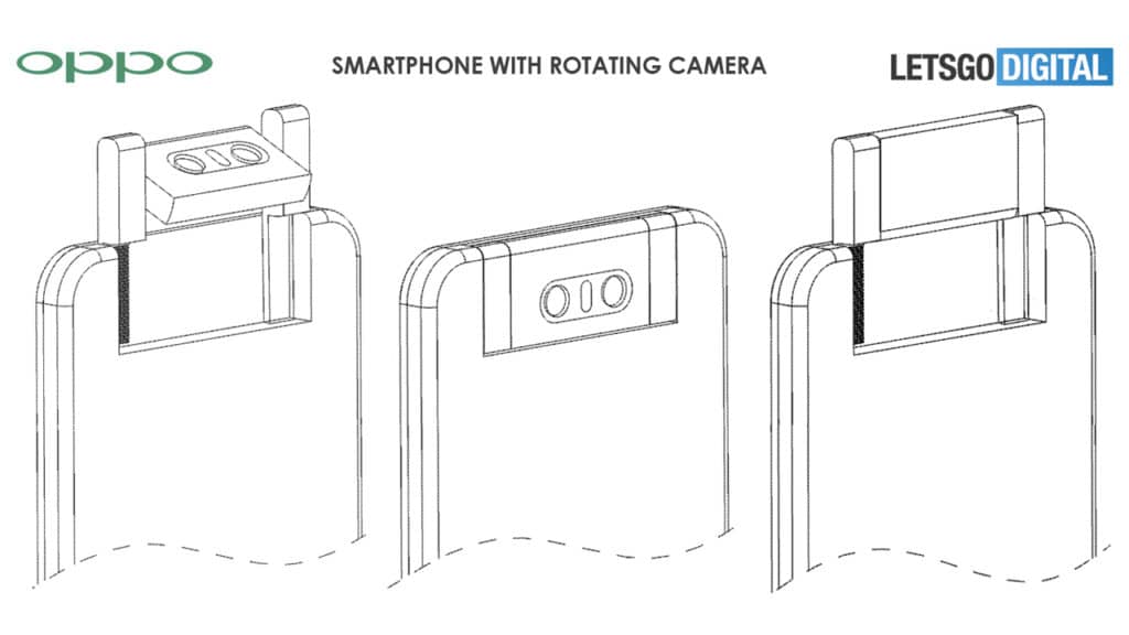 OPPO patents its own rotating camera phone - GadgetMatch