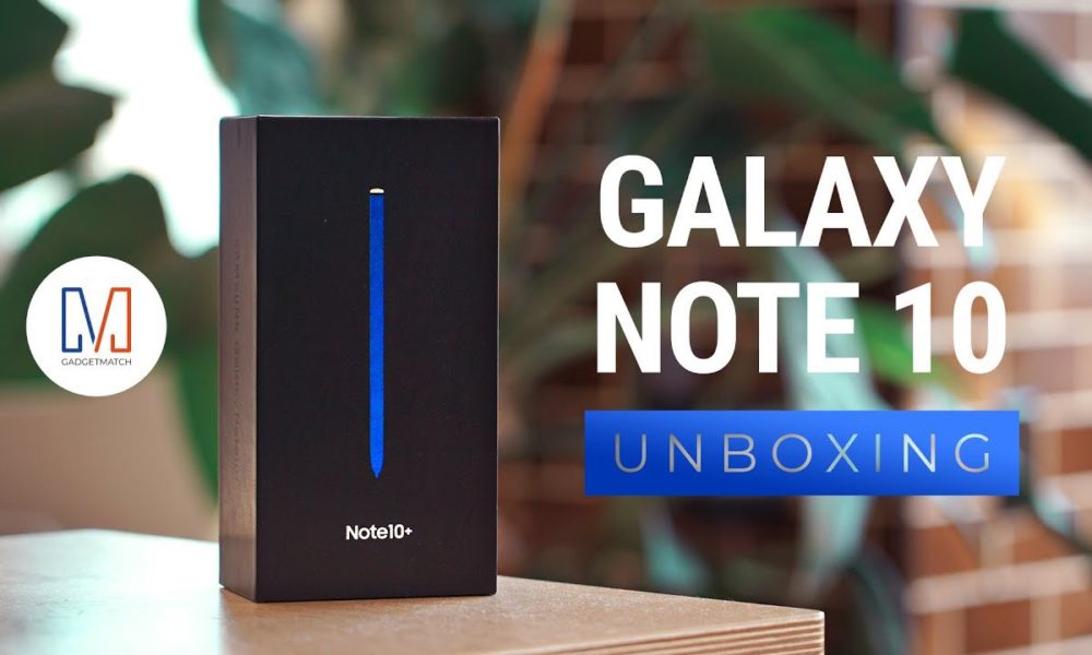 Samsung Galaxy Note 10+ Unboxing - GadgetMatch