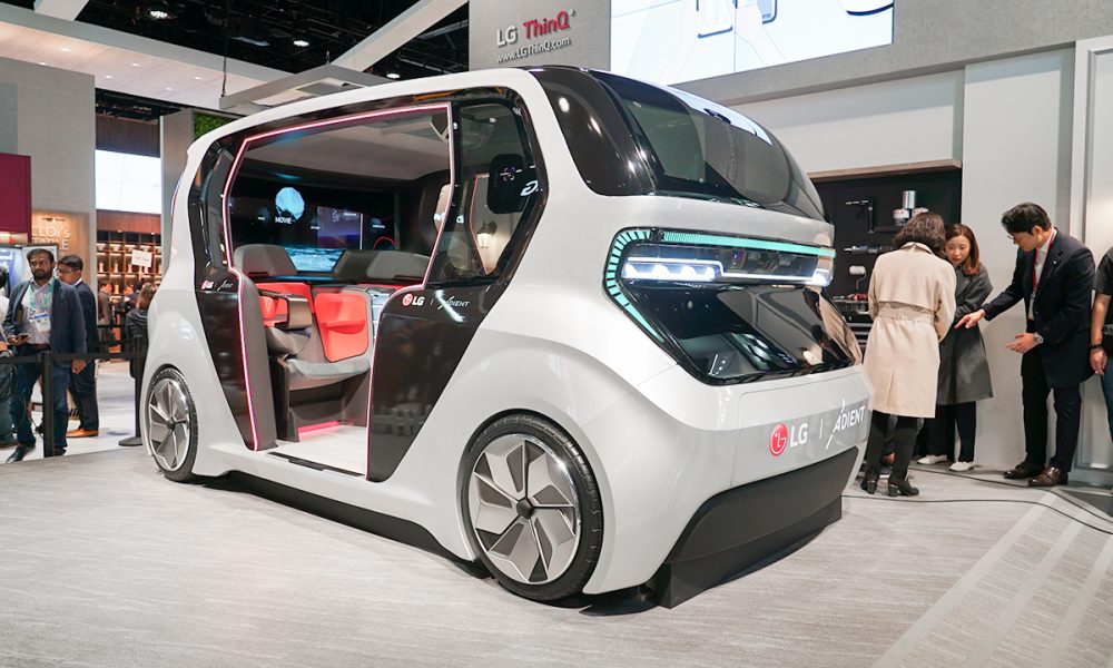 LG's self-driving connected car is a lounge on wheels - GadgetMatch