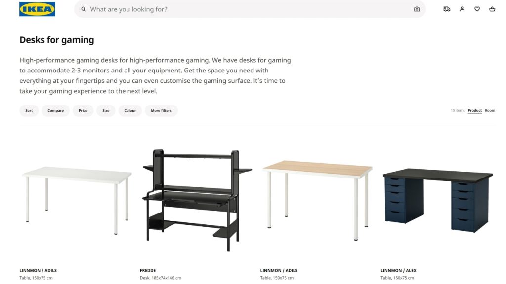 IKEA, ASUS ROG launching affordable gaming furniture, accessories