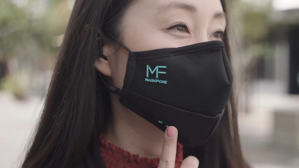 MaskFone is a mask with a Bluetooth headset - GadgetMatch
