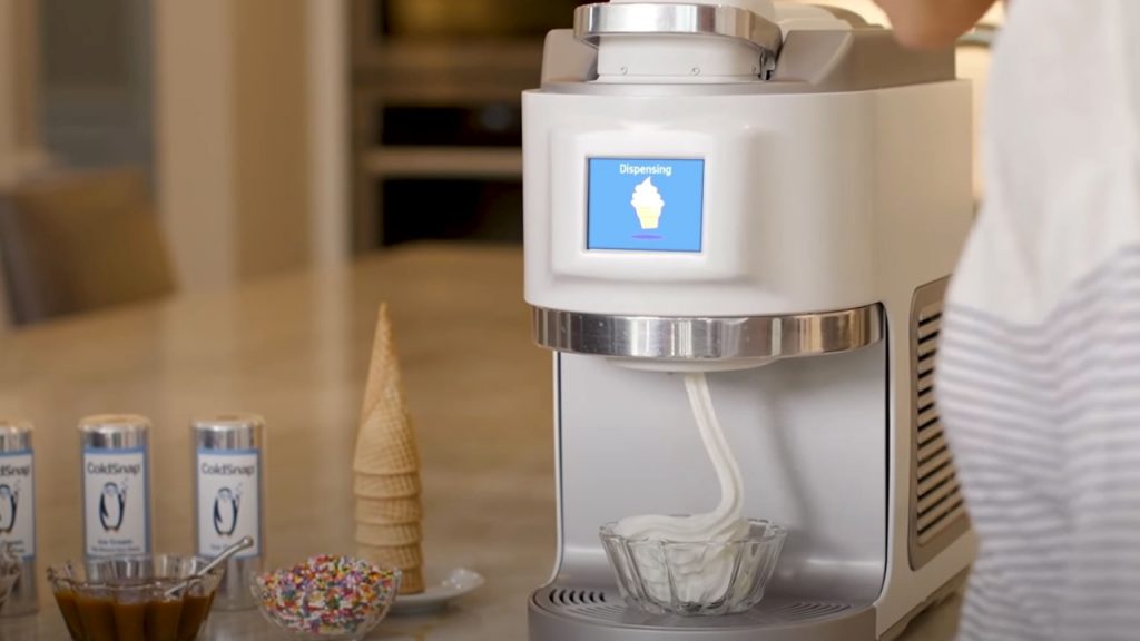 ColdSnap is a machine that makes you ice cream at home - GadgetMatch