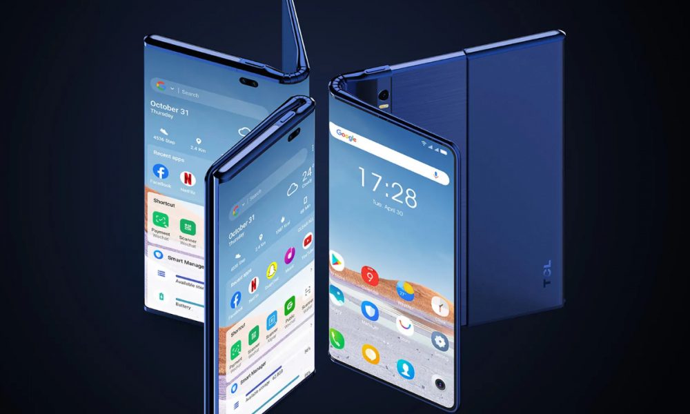 TCL shows-off a 3-in-1 concept phone that can fold and roll - GadgetMatch