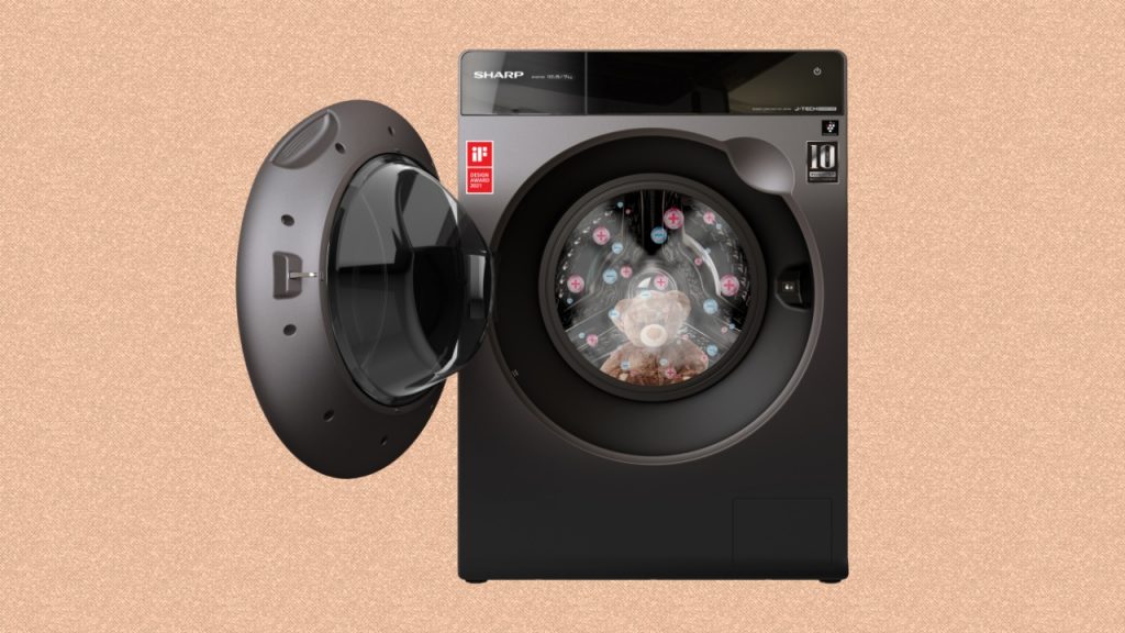 Sharp Washer Dryer can clean soft toys, cushions - GadgetMatch