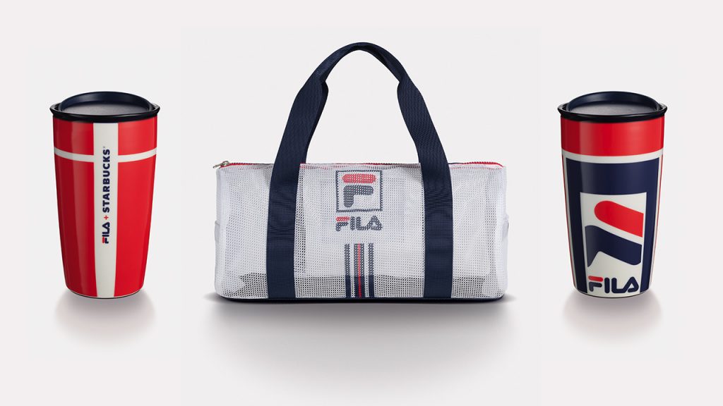 The Starbucks x FILA collection is what we need for hot summer vibes