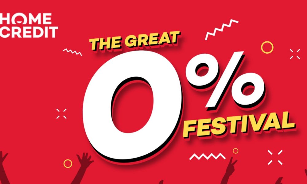 Home Credit Great 0% Festival: Get zero interest installments