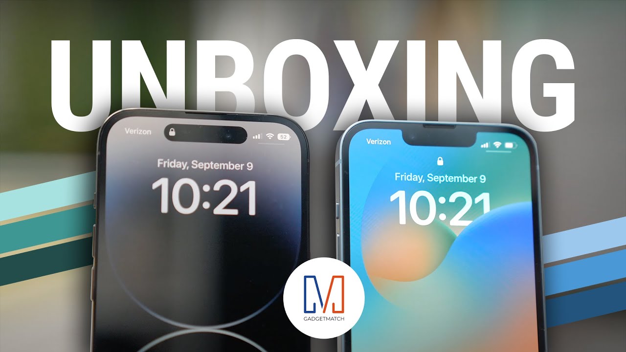 Apple iPhone 14, 14 Pro, and 14 Pro Max Unboxing - GadgetMatch