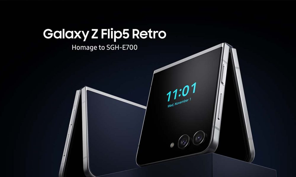 Samsung goes old-school with the Galaxy Z Flip5 Retro - GadgetMatch