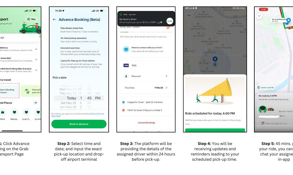 Grab launches Advance Booking feature for airport trips - GadgetMatch