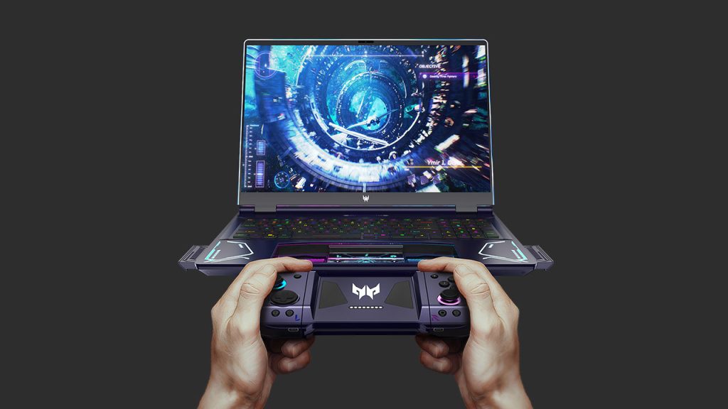Acer's Project DualPlay puts a detachable controller on a gaming laptop ...