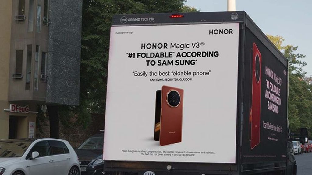 A man named Sam Sung just recommended the HONOR Magic V3 - GadgetMatch
