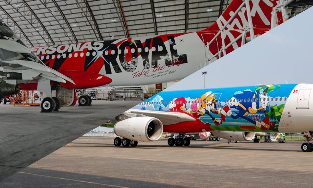 AirAsia unveils Sonic, Persona 5-themed aircraft in partnership with ...