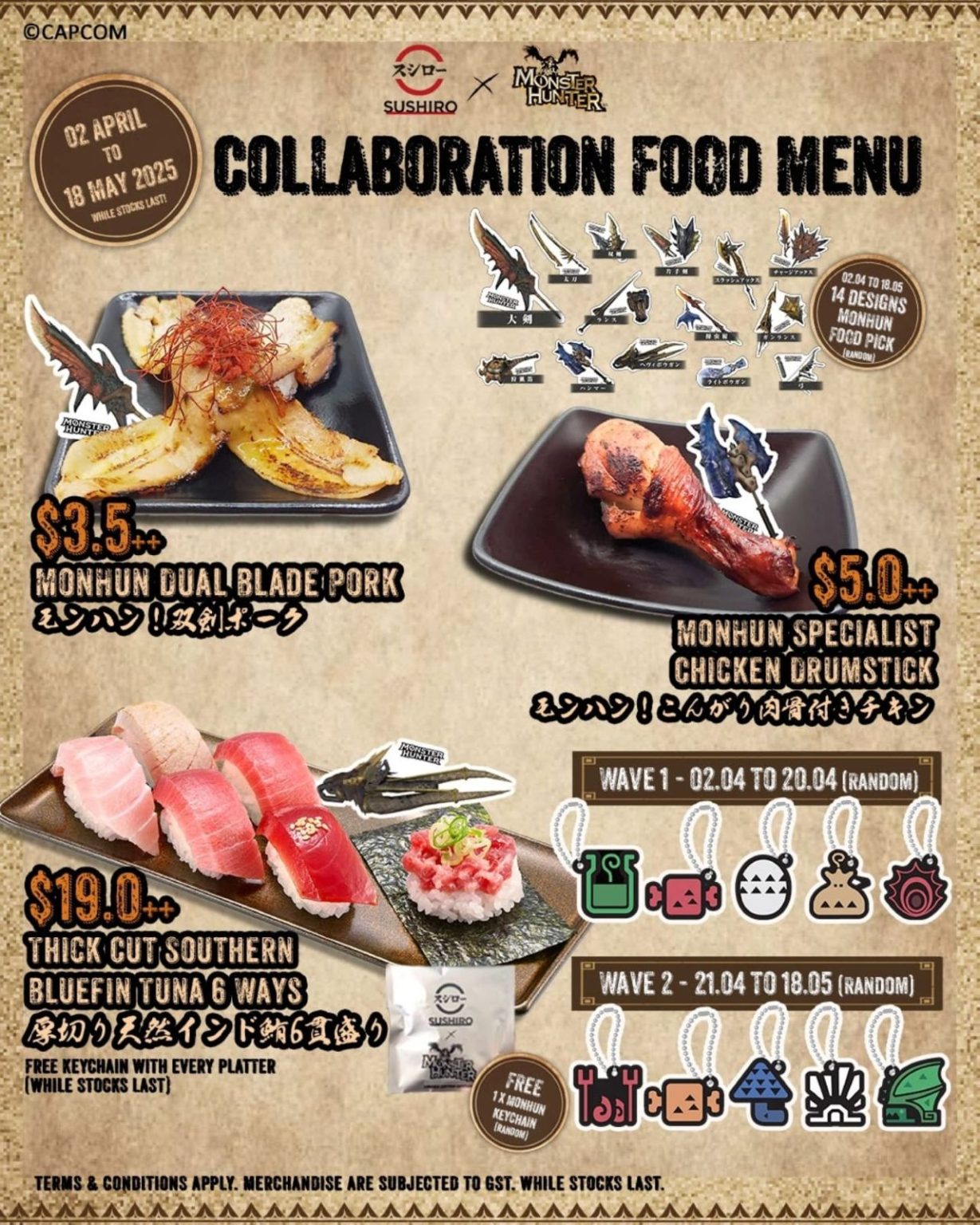 The SUSHIRO-Monster Hunter collab brings the game to your dining table ...