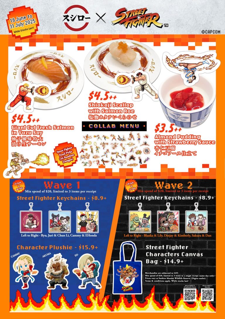 SUSHIRO announces Street Fighter menu, merch - GadgetMatch