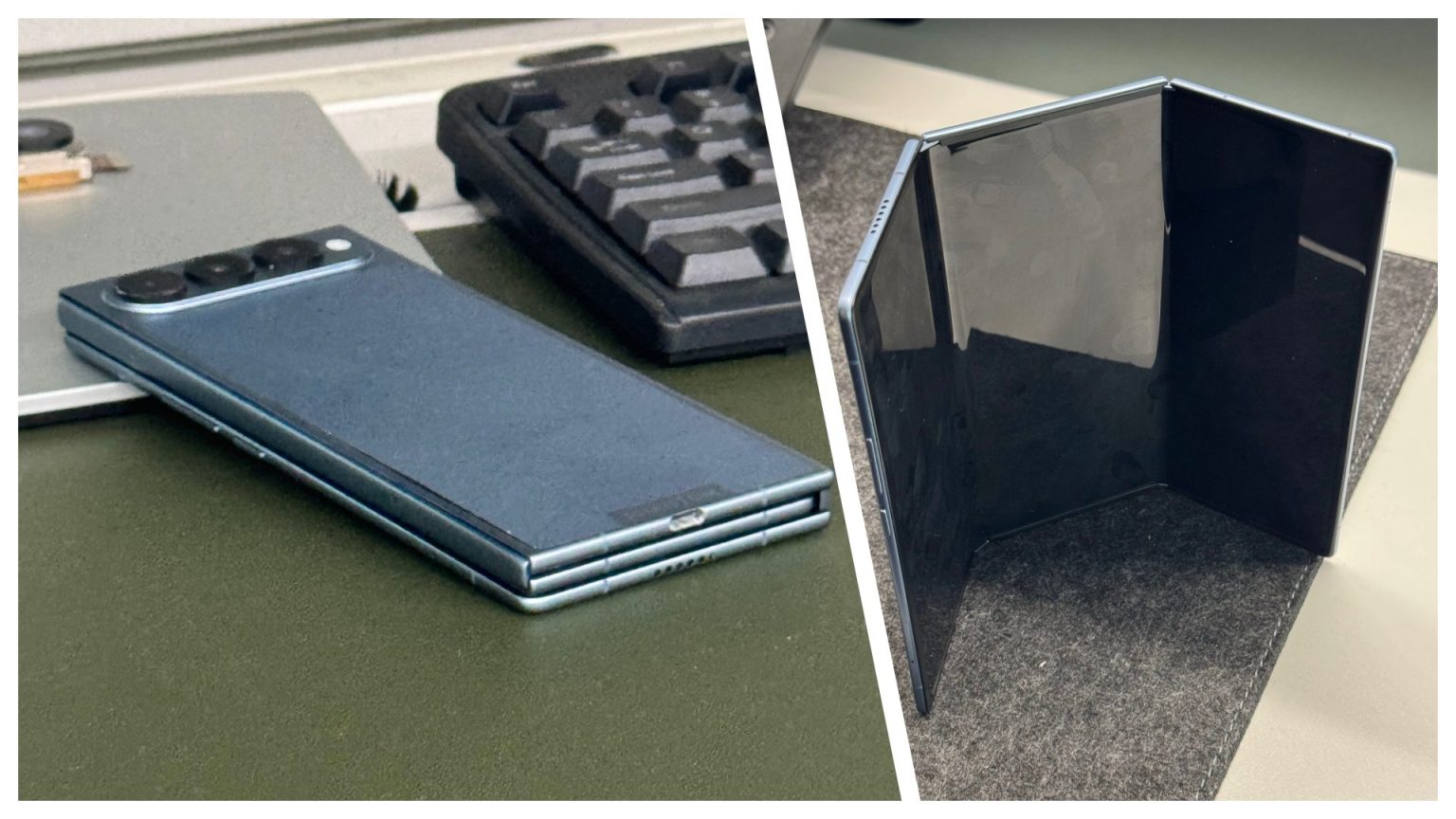 TECNO tries to fight Samsung with their upcoming inward tri-foldable ...