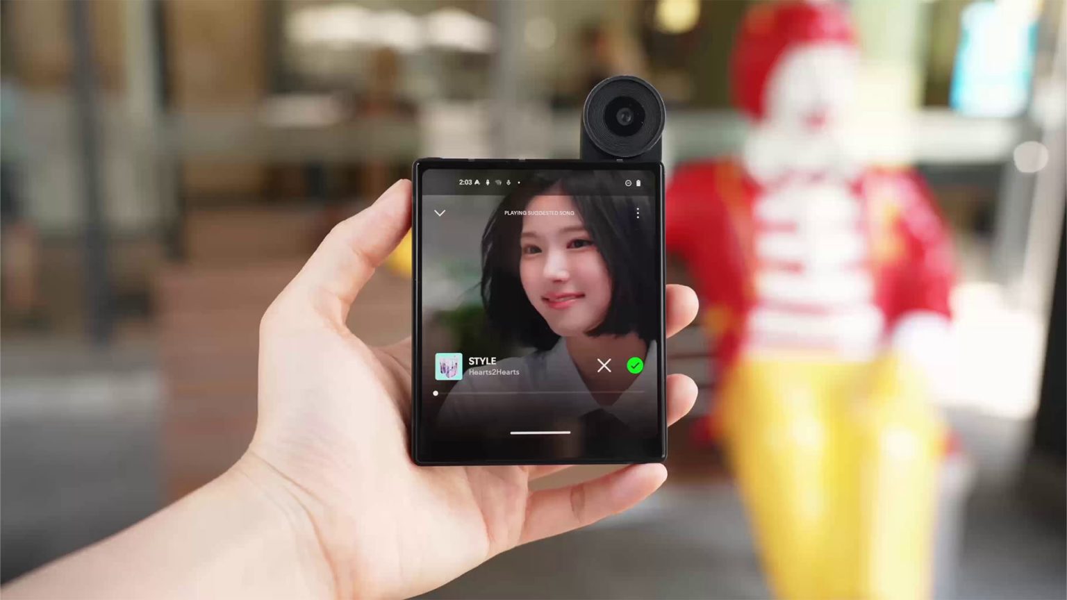The iKKO Mind One is a card-sized smartphone that has built-in internet ...