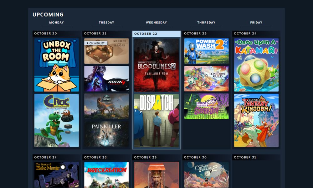 Steam can now plot upcoming games into a calendar for you - GadgetMatch