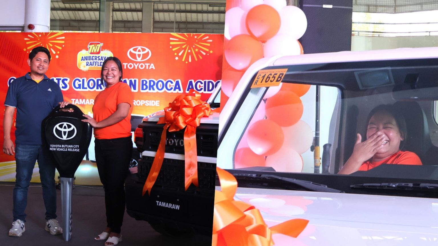 TNT awards Next-Gen Toyota Tamaraw to Siargao carinderia vendor ...