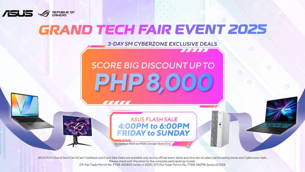 ASUS ROG Grand Tech Fair 2025: Incredible deals, raffle prizes ...
